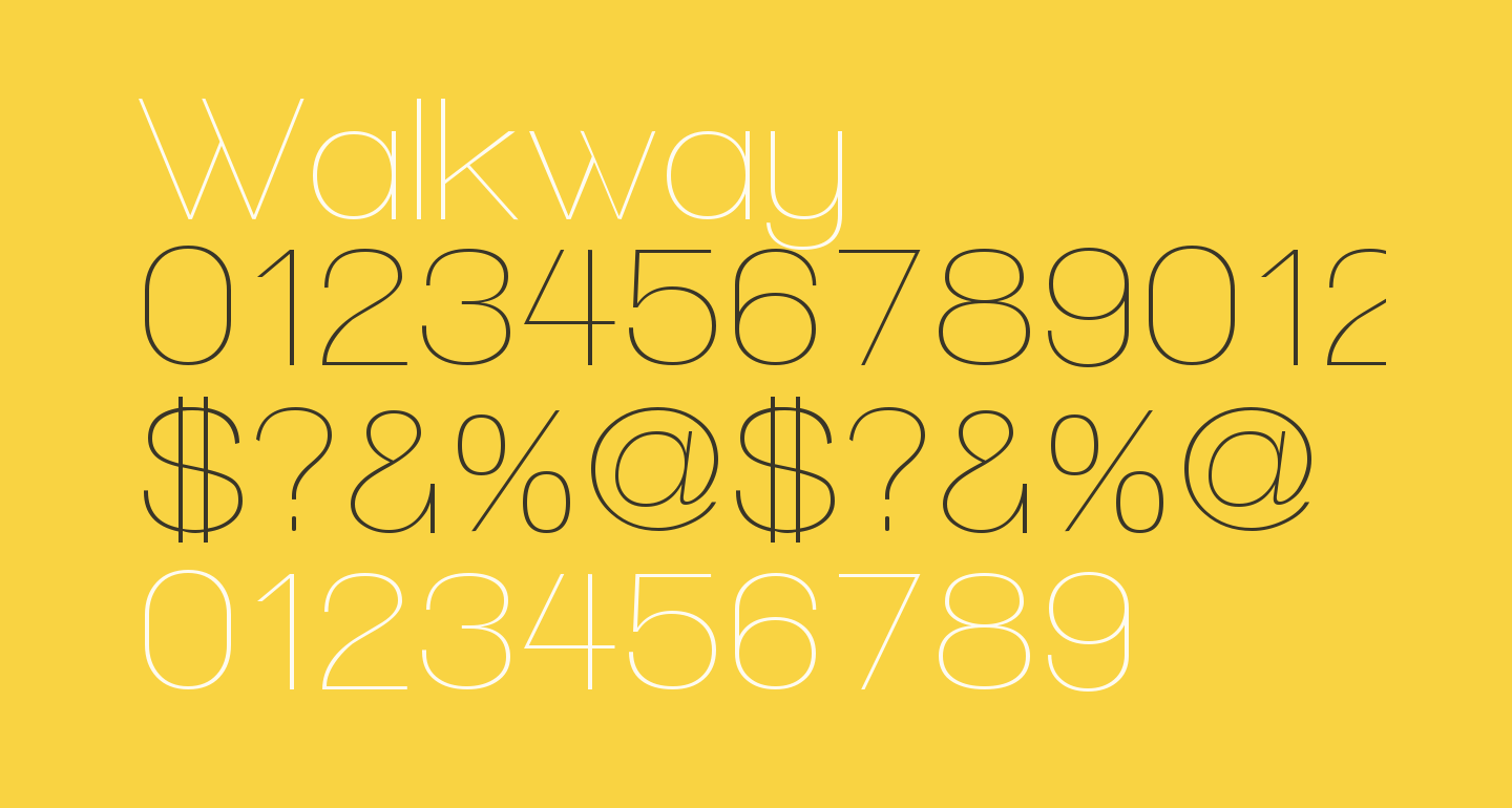 Walkway free Font - What Font Is