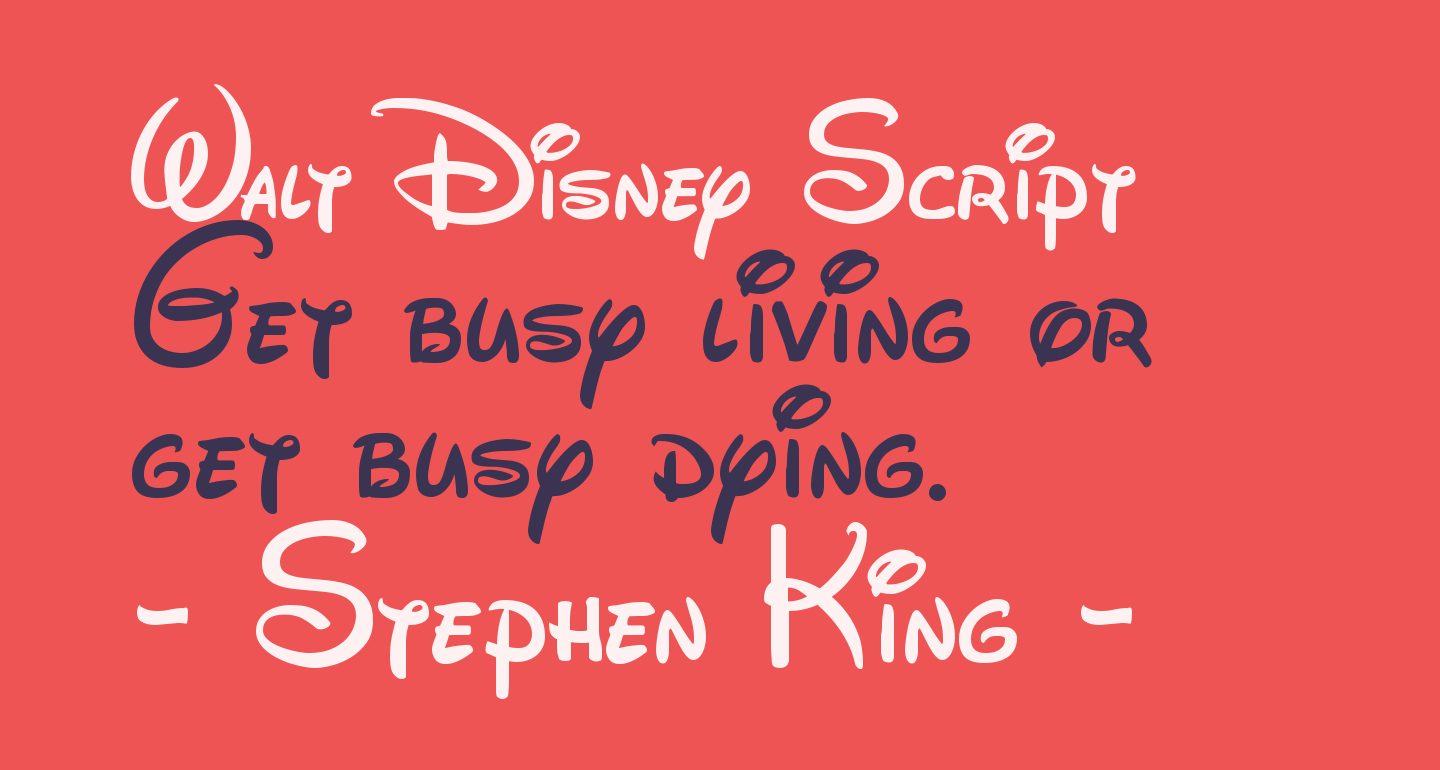 Walt Disney Script free Font - What Font Is