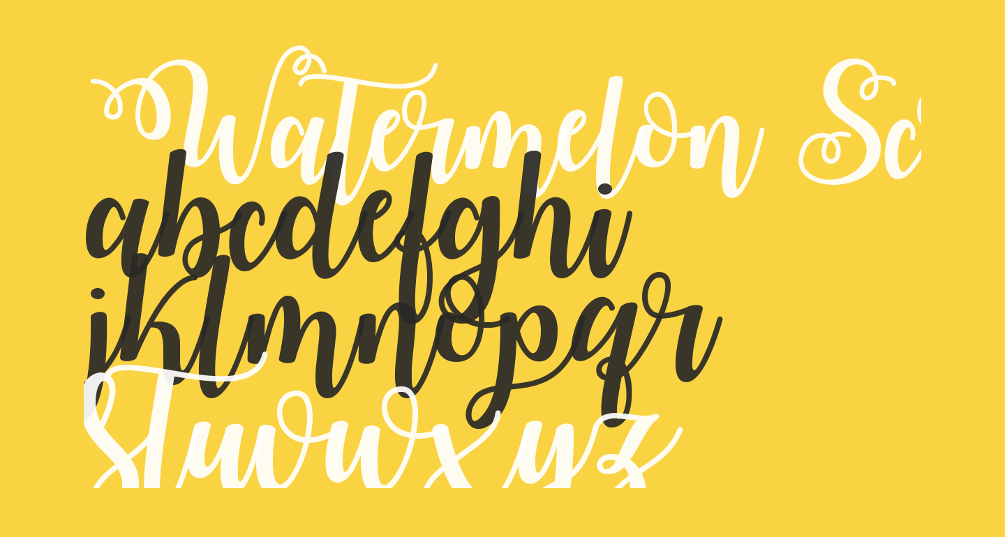 Watermelon Script Demo free Font - What Font Is