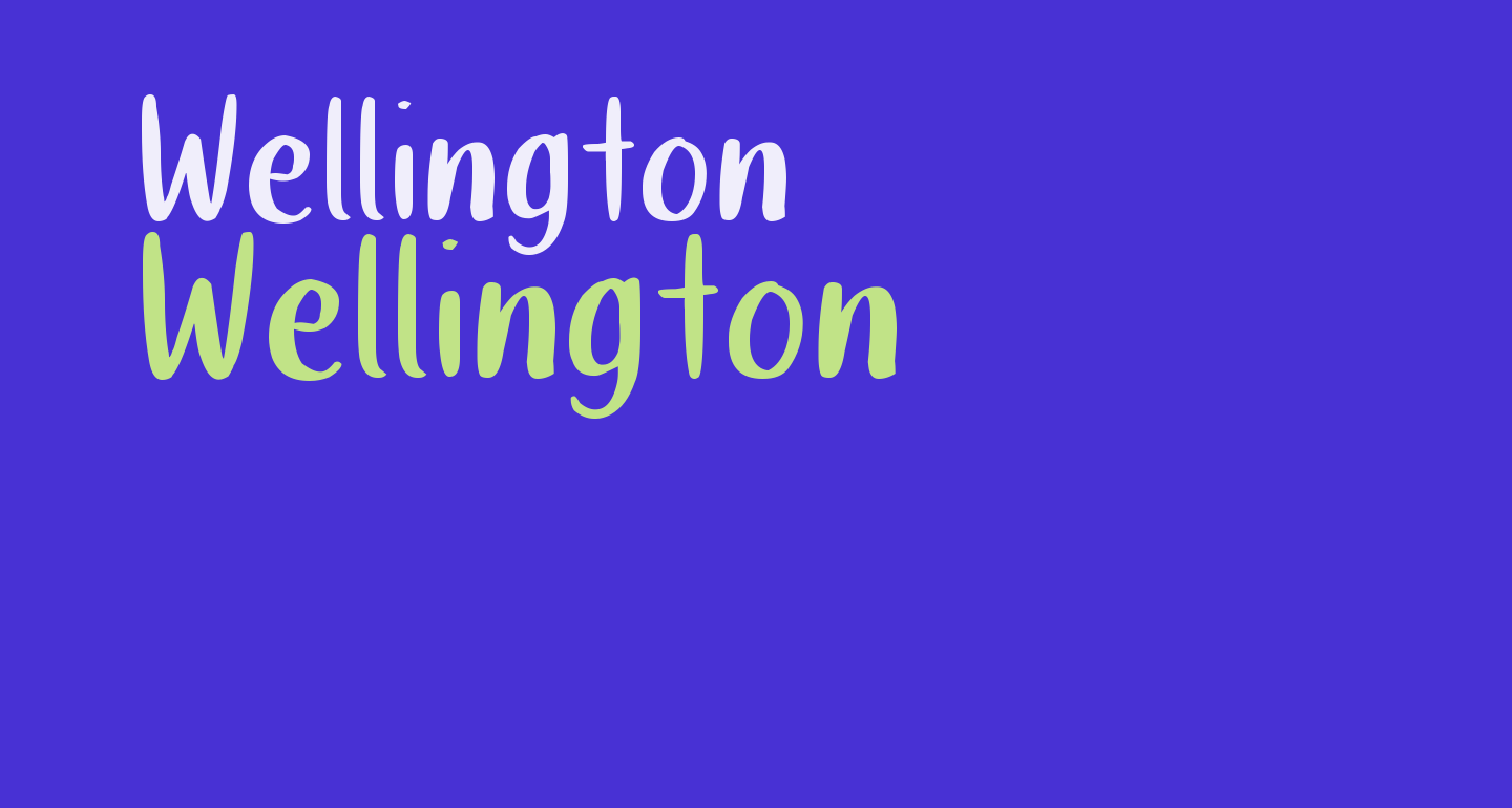 Wellington free Font - What Font Is