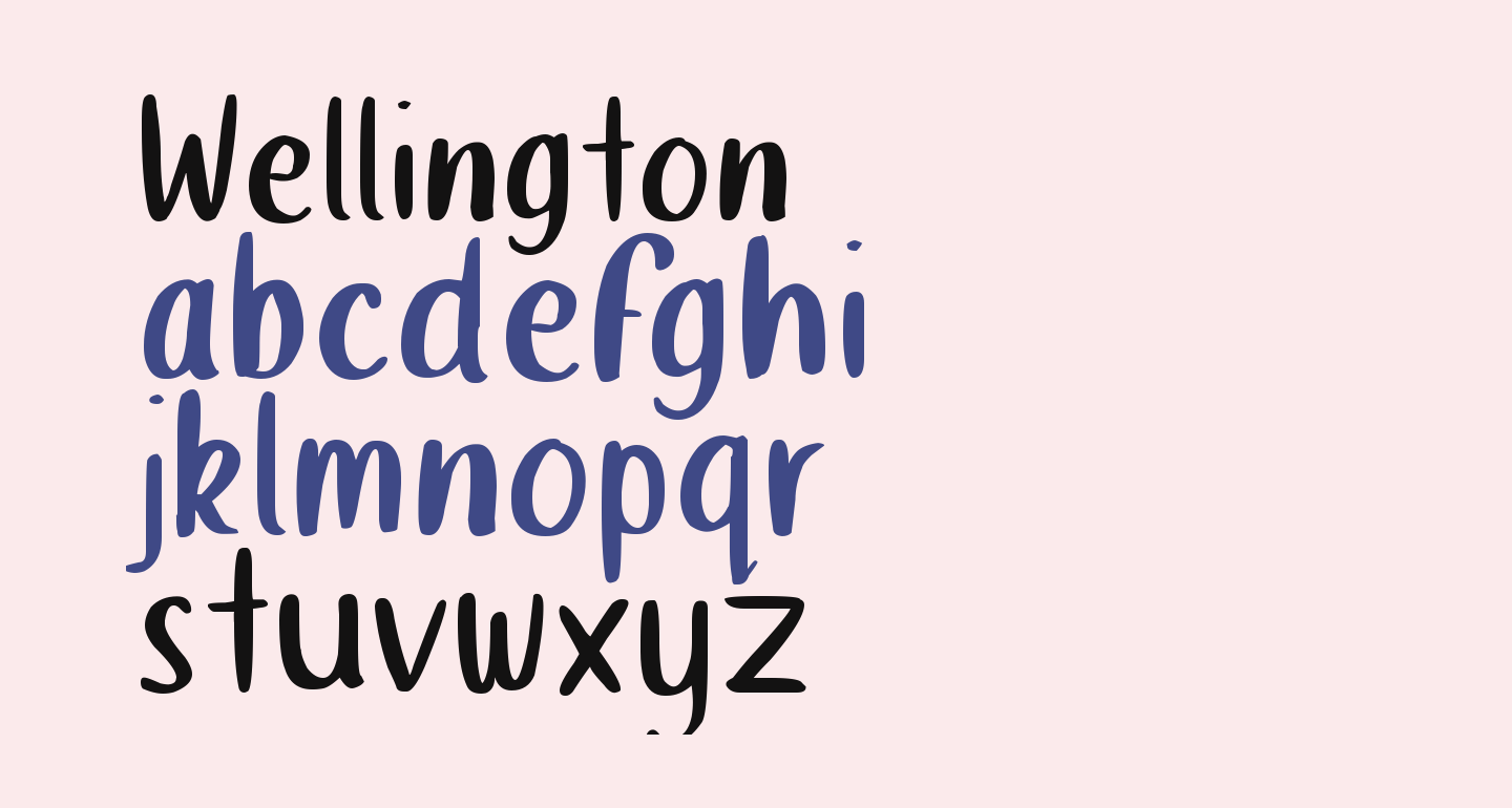 Wellington free Font - What Font Is