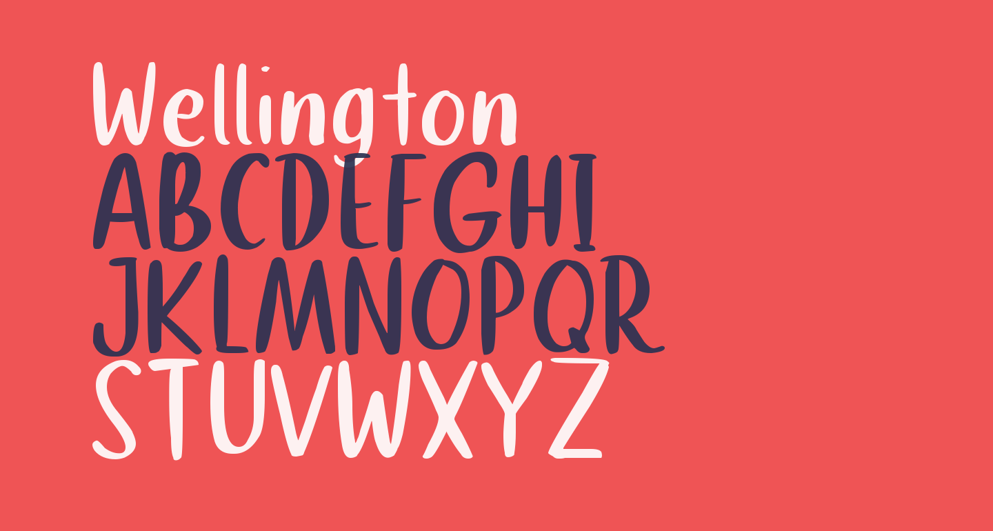 Wellington free Font - What Font Is