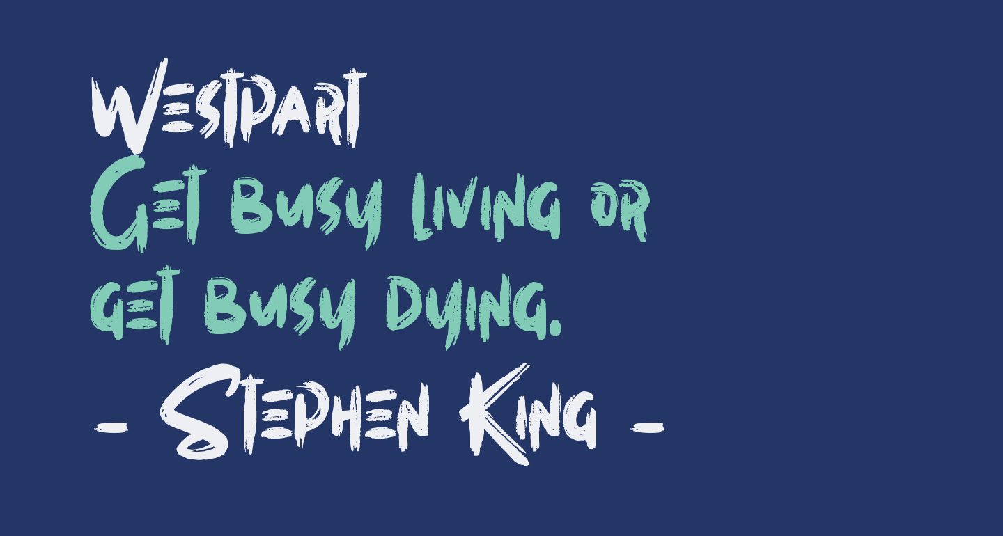 Westpart free Font - What Font Is