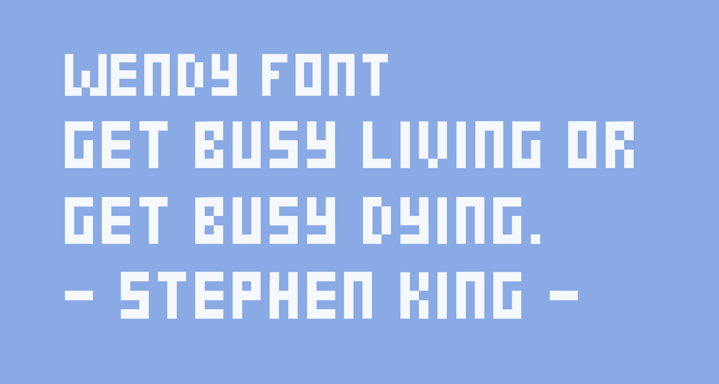 wendy free Font - What Font Is