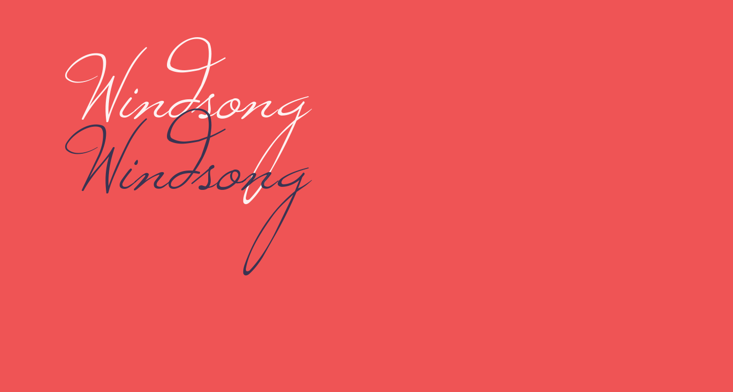 Windsong free Font - What Font Is