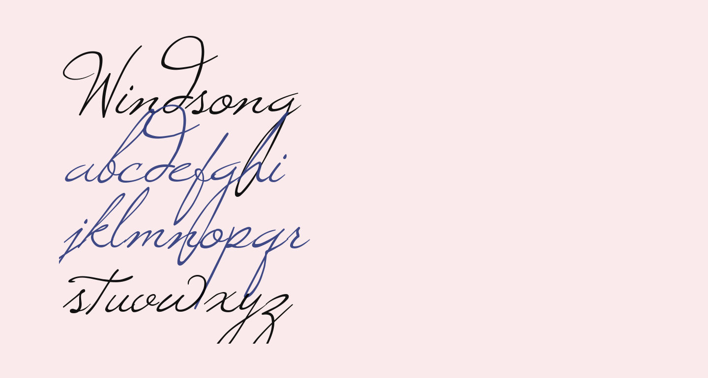 Windsong free Font - What Font Is