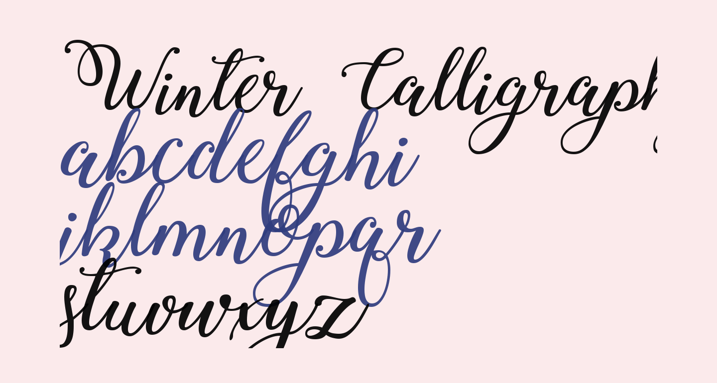 Winter Calligraphy free Font - What Font Is