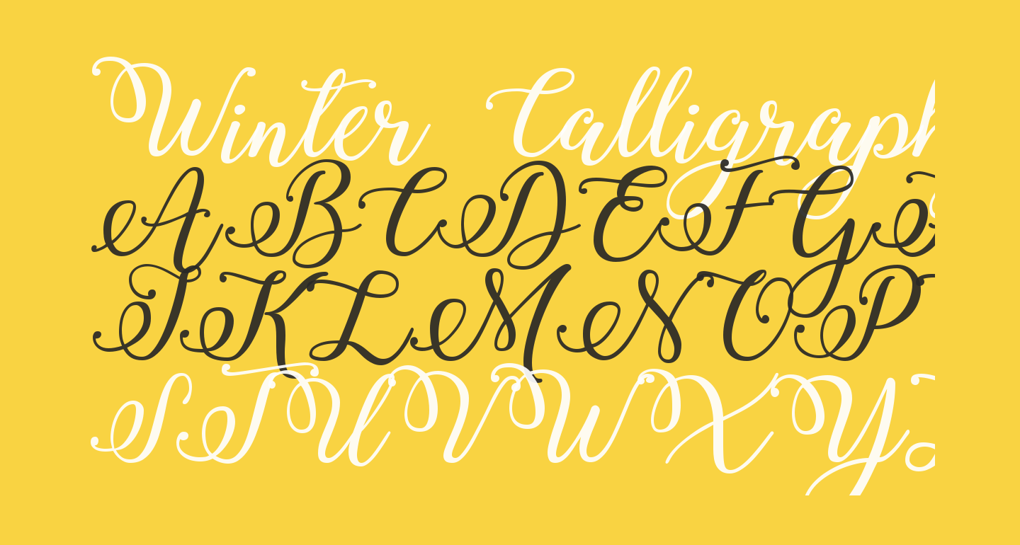 Winter Calligraphy free Font - What Font Is