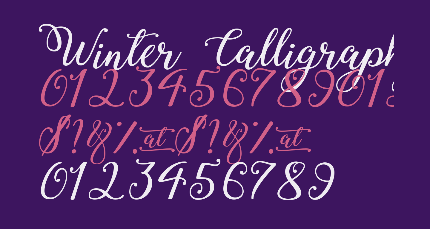 Winter Calligraphy free Font - What Font Is