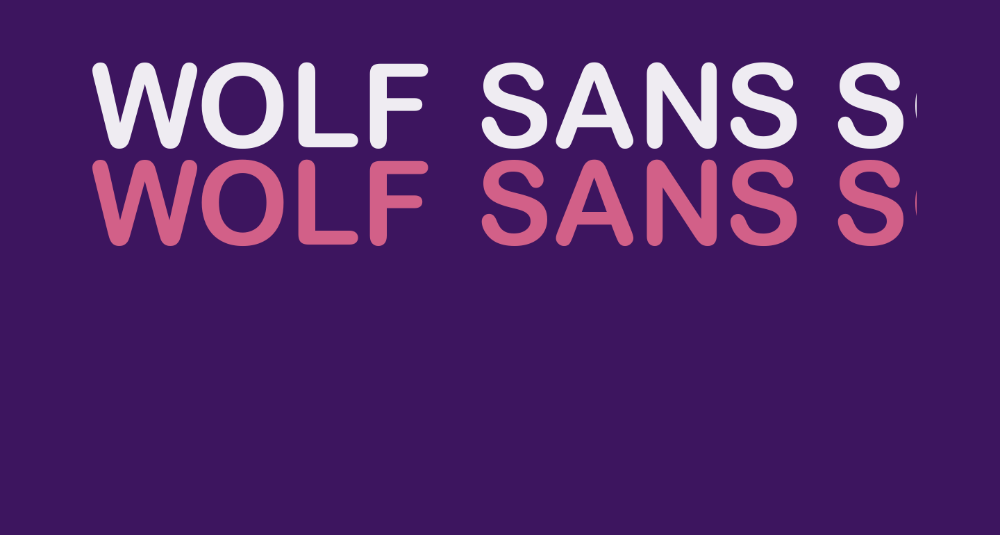 Wolf Sans SC Regular free Font - What Font Is