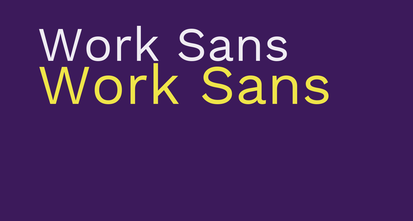 Work Sans free Font - What Font Is