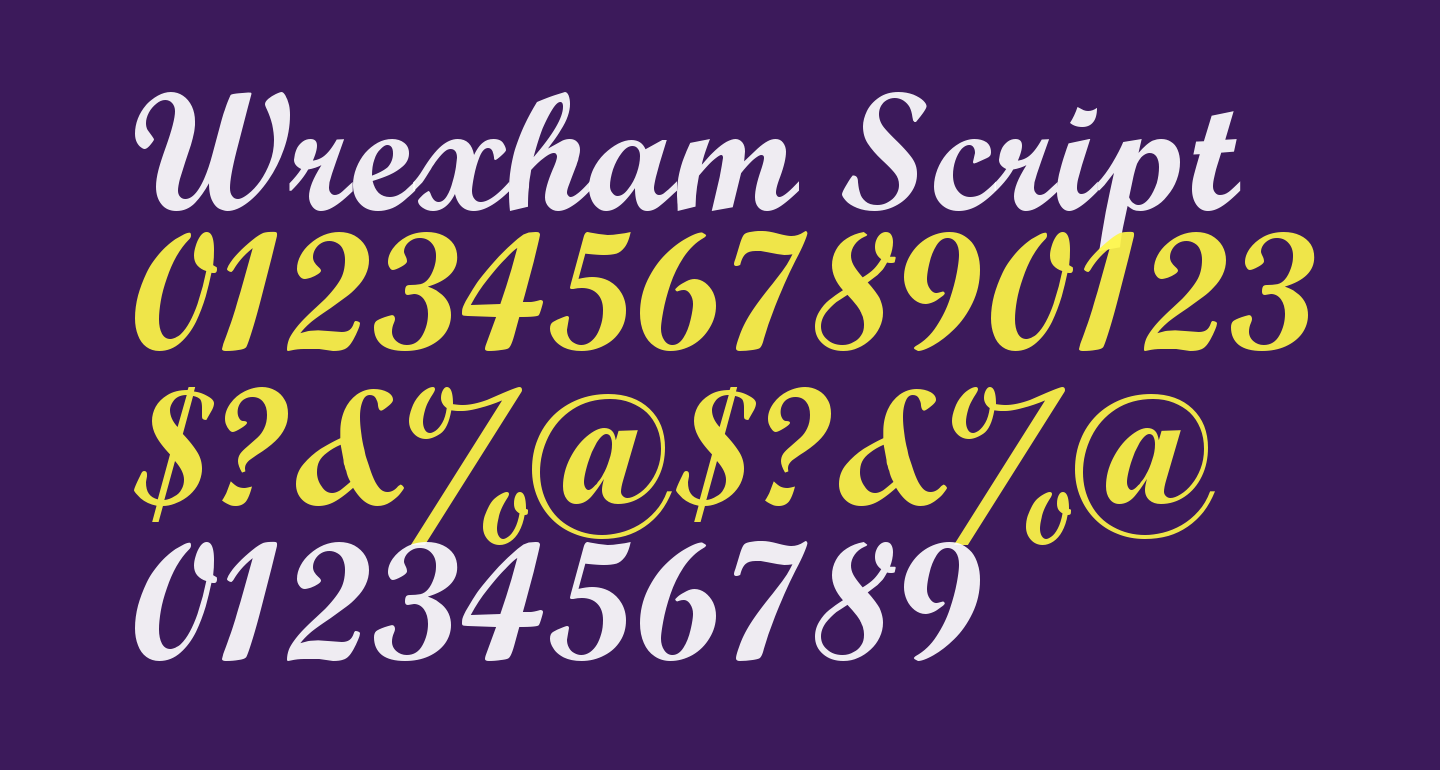 Wrexham Script free Font - What Font Is