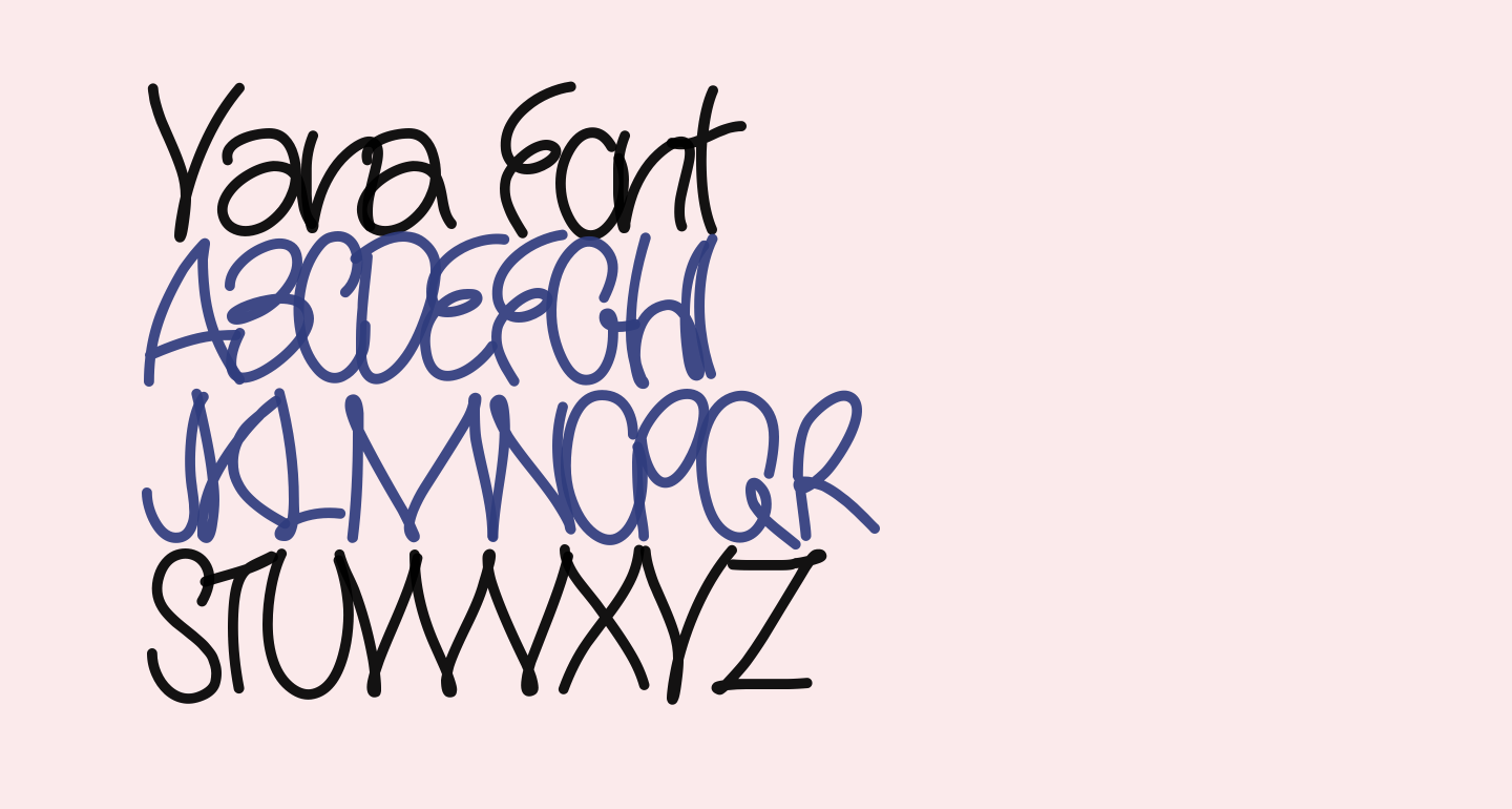 Yana free Font - What Font Is