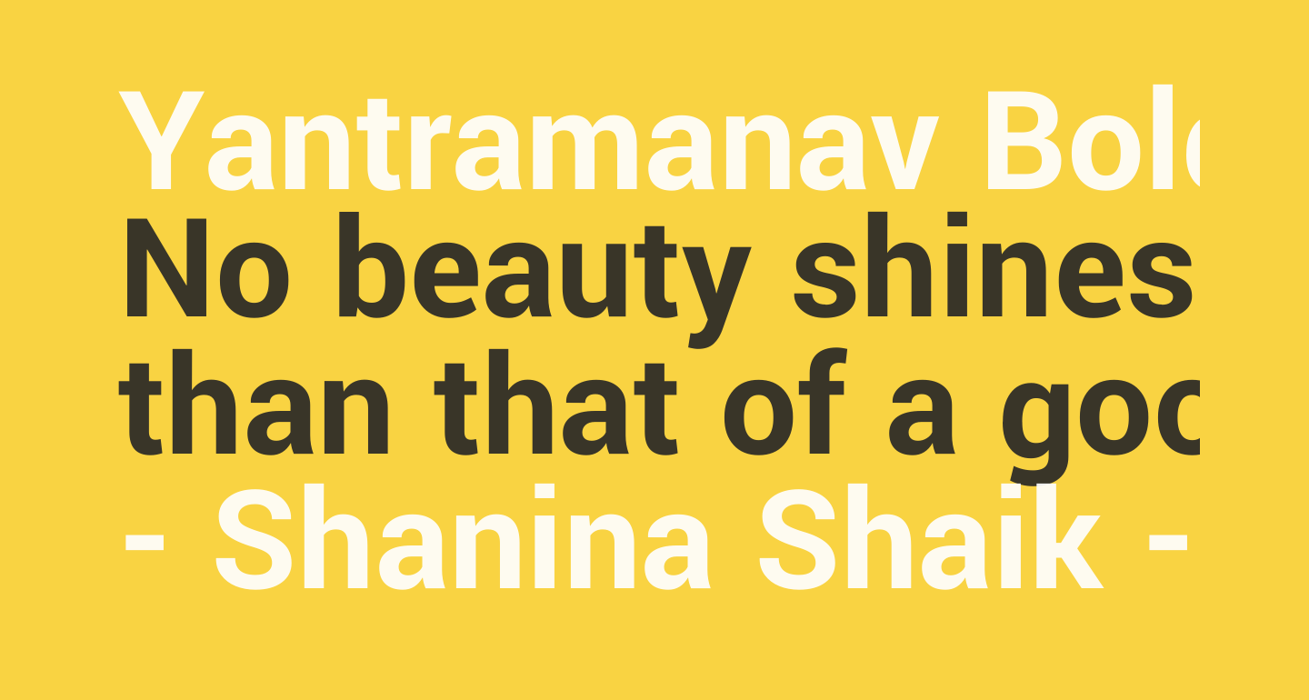 Yantramanav Bold free Font - What Font Is