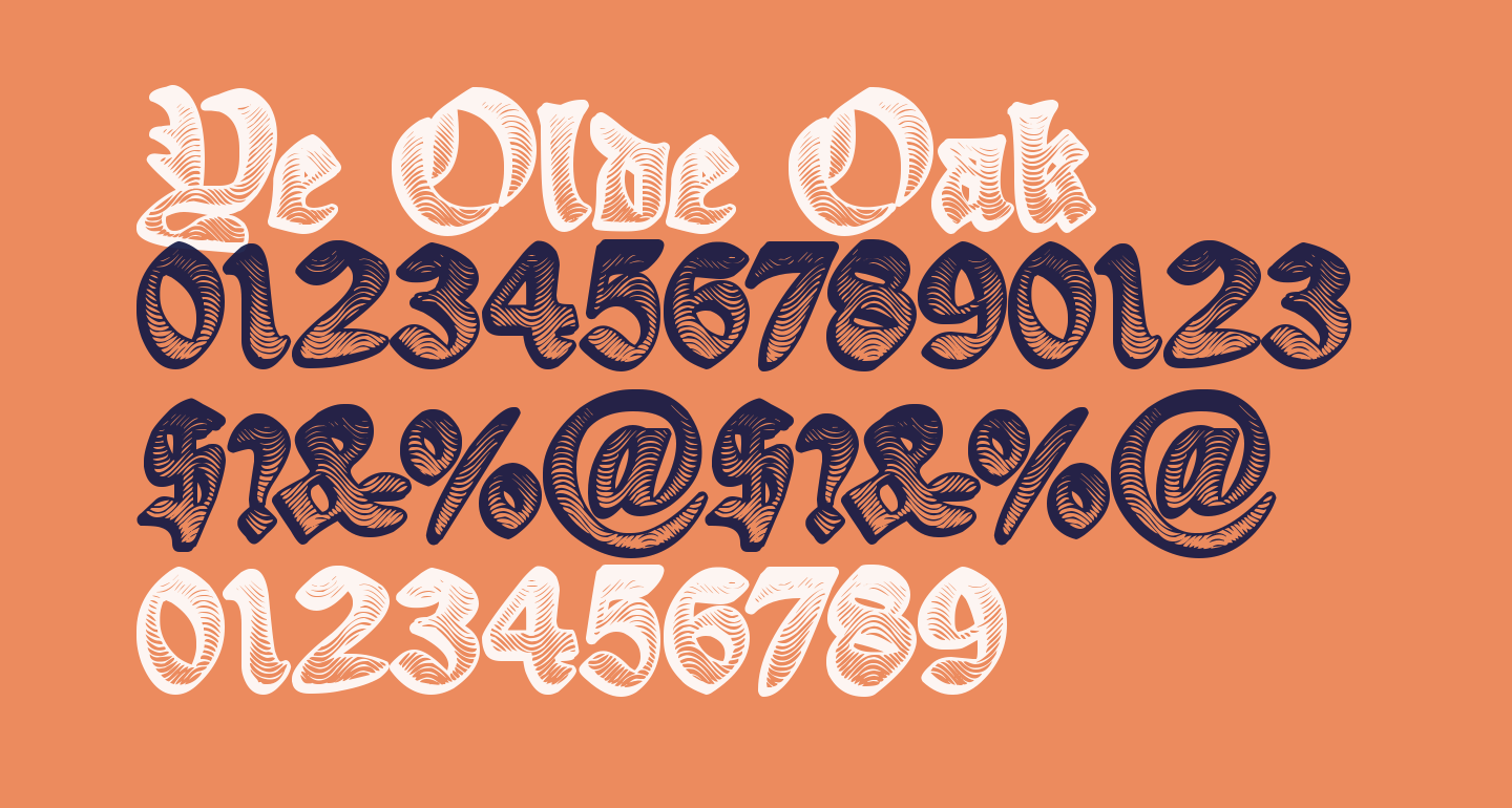 Ye Olde Oak free Font - What Font Is