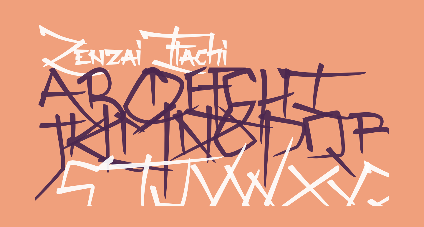 Zenzai Itachi free Font - What Font Is