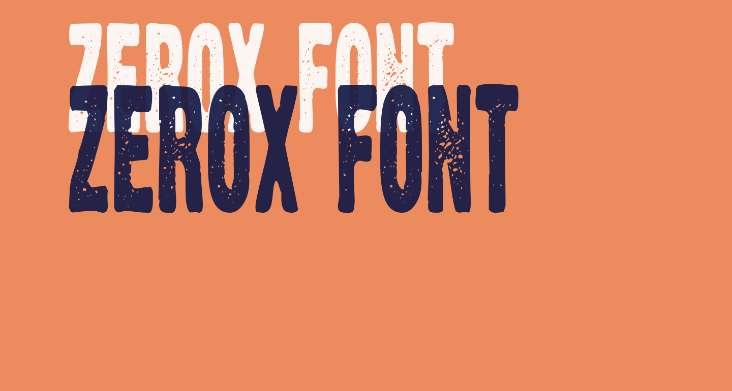 Zerox free Font - What Font Is
