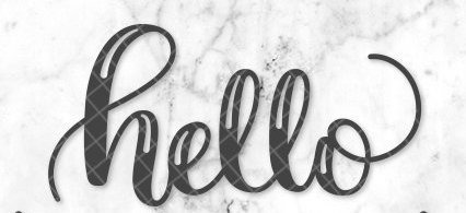 Hello Script Font by mareangirl 54715